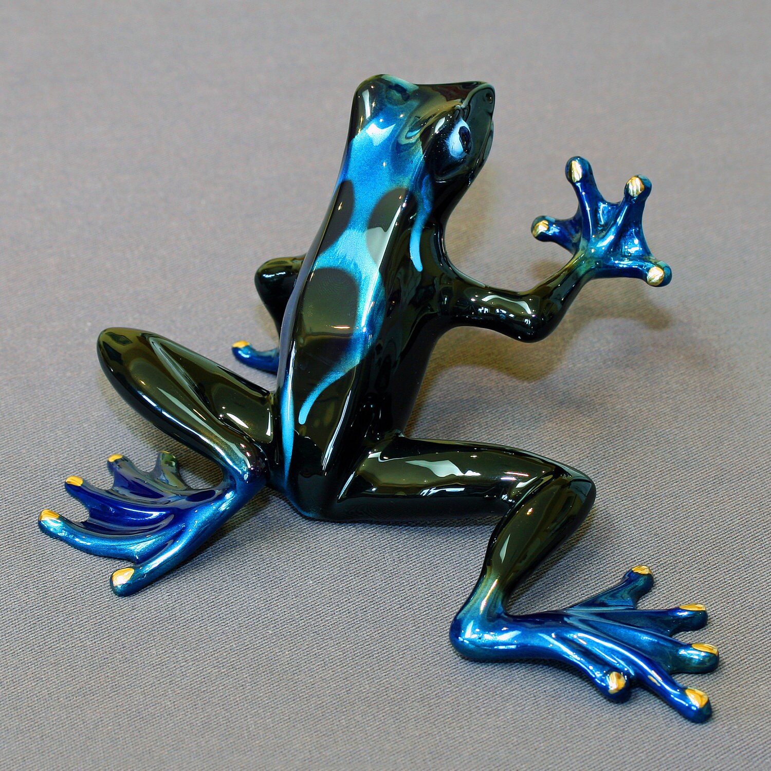 Bronze Frog hotrod Figurine Statue Sculpture | Etsy