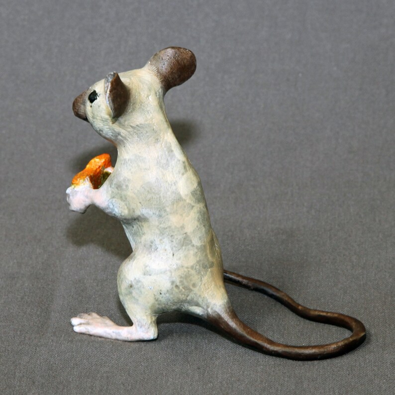 Bronze Mouse Figurine Statue Sculpture Mice Art Limited - Etsy