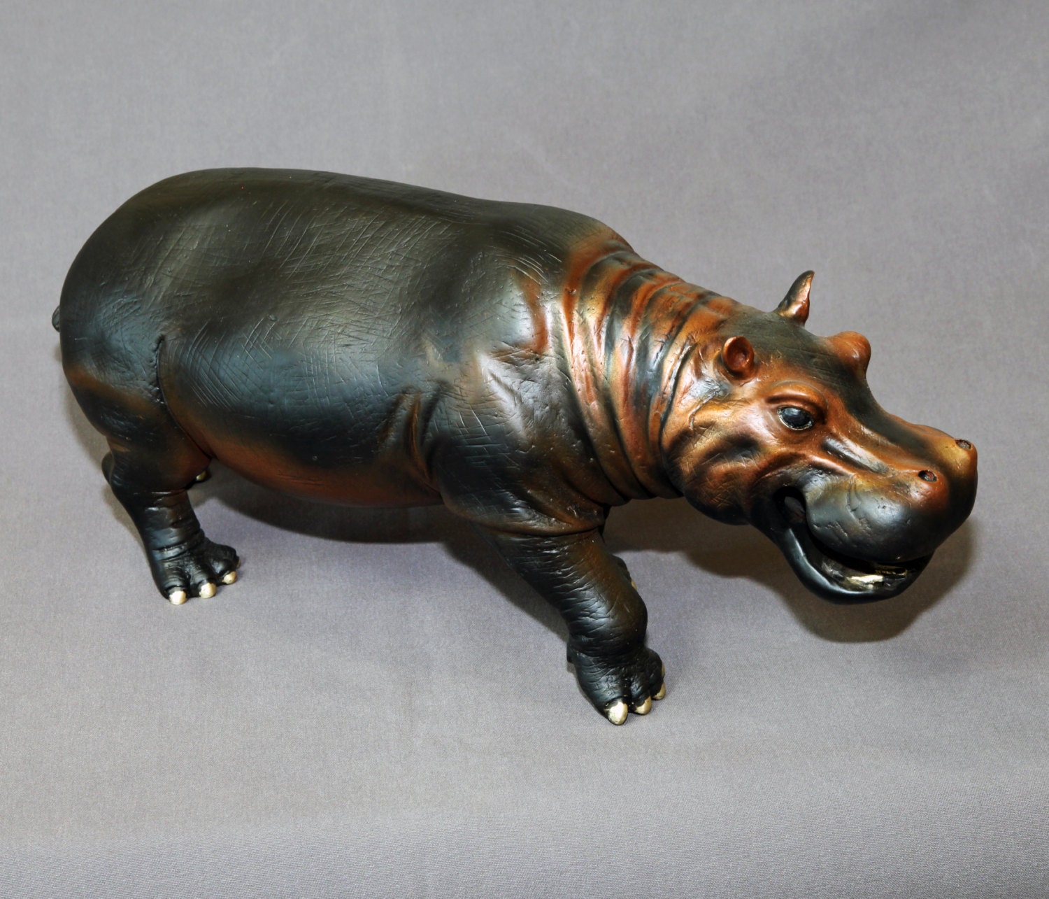 Bronze Hippo Hippopotamus Figurine Statue - Etsy 日本