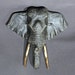 Bronze Elephant wall Hanging Figurine Statue Sculpture Art / Limited ...