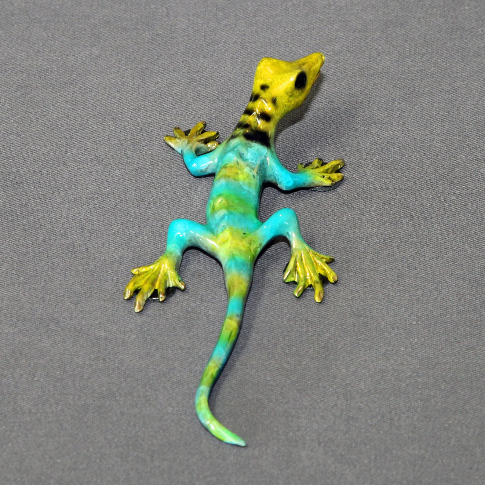 Lizard Bronze Reptile rango Gecko Figurine Statue Sculpture Art ...