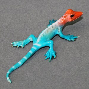 Lizard Bronze Reptile "rango" Gecko Figurine Statue Sculpture Art ...