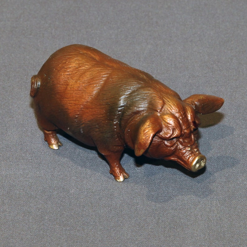 Bronze Pig Figurine Statue Sculpture Swine Art Limited Edition Signed ...