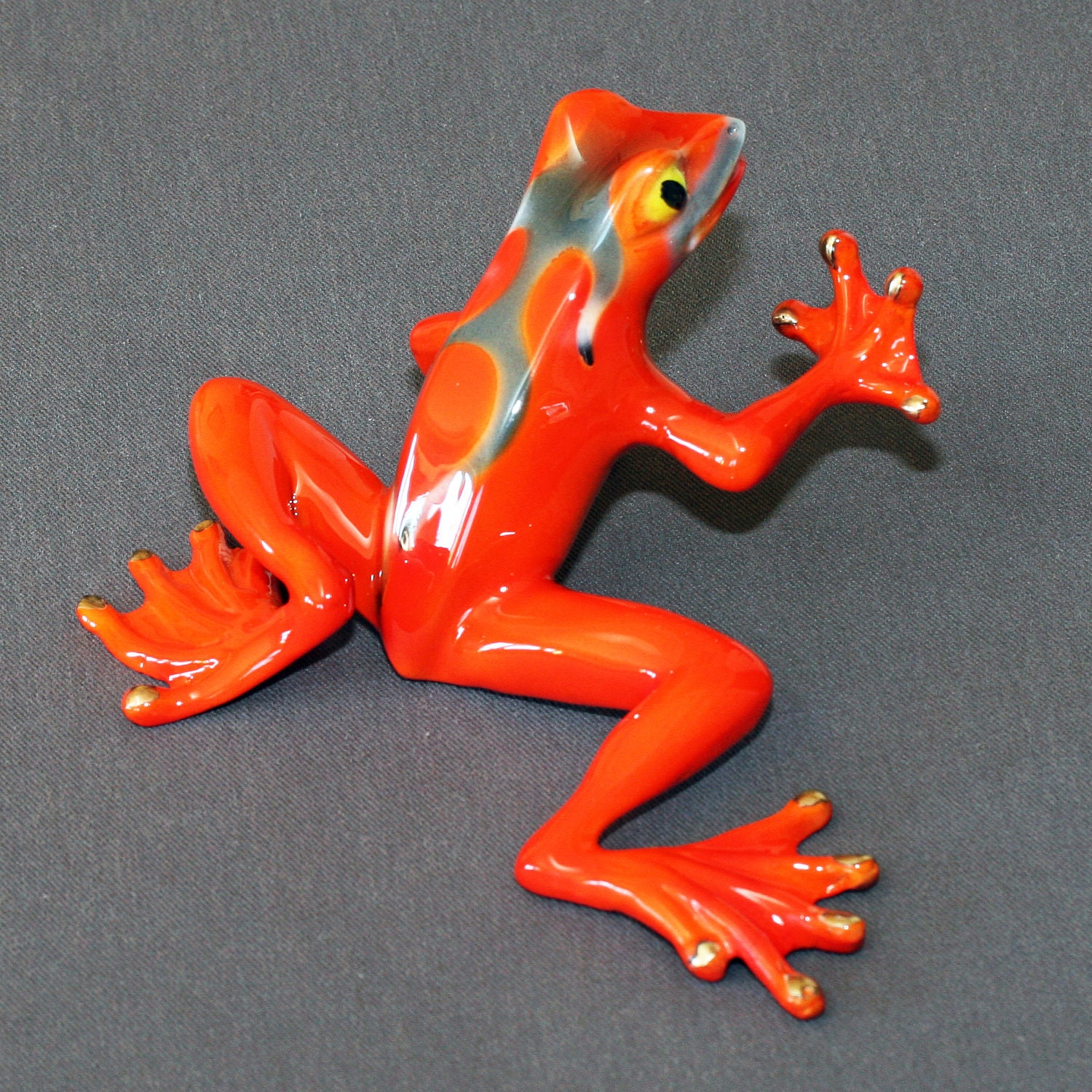 Bronze Frog hotrod Figurine Statue Sculpture | Etsy