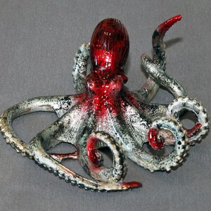 Octopus Bronze "oscar Octopus" Figurine Statue Sculpture Aquatic Art ...