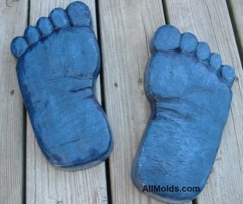 Fun Feet Concrete Plaster Cement Stepping Stone Mold - Etsy UK