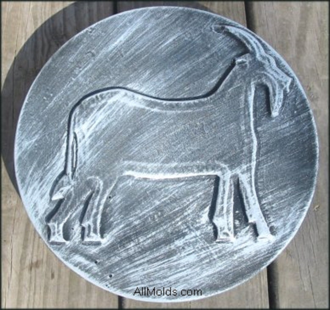 Goat Stepping Stone Mold - Etsy