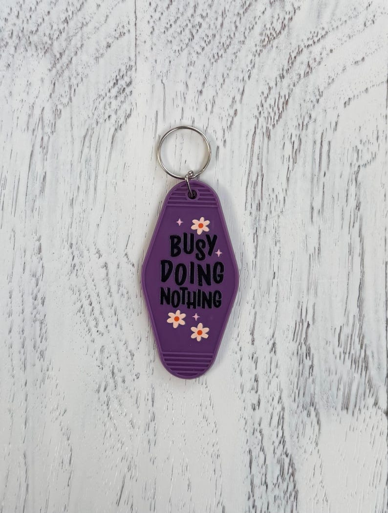 Retro Motel Keychain | Sarcastic, Girly, Trendy Accessory - Etsy
