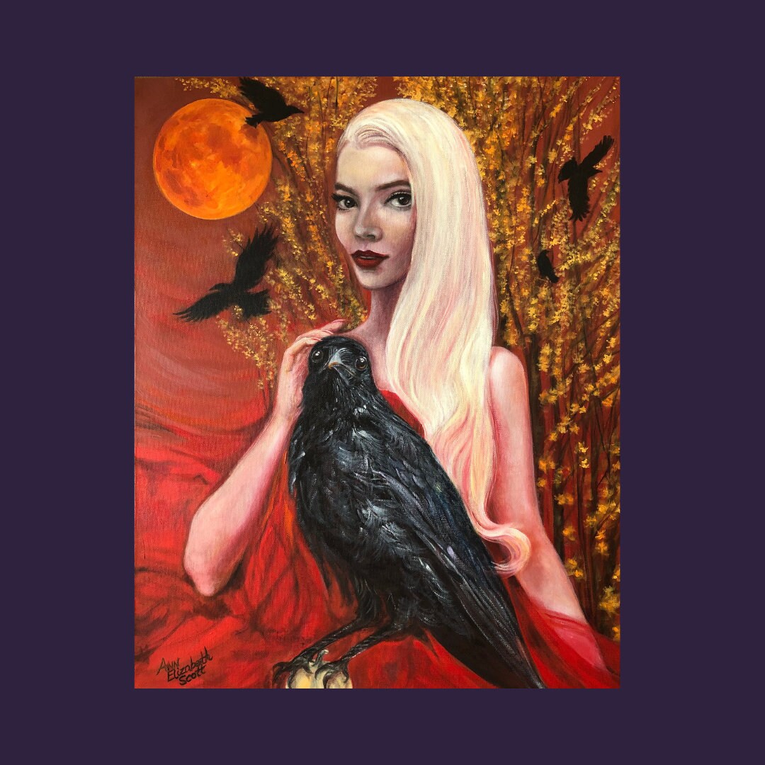 Oil Painting on Canvas | October Witch | Signed Original Fine Art ...