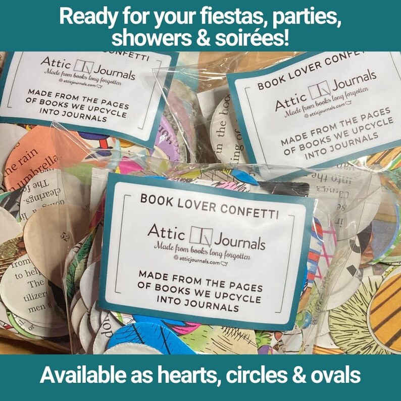 Book Confetti - Etsy