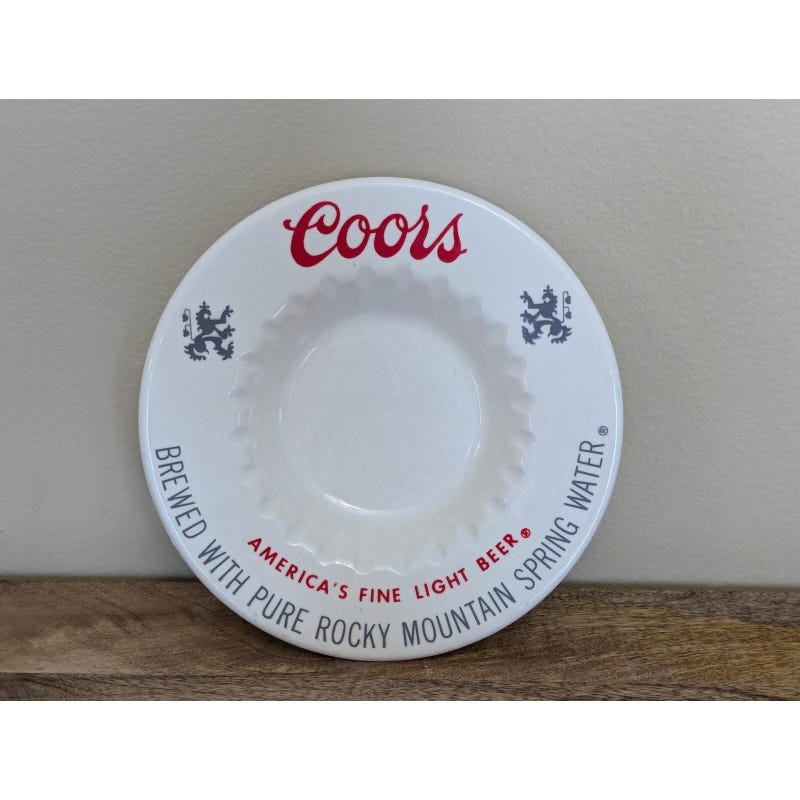 Vintage Ashtrays Beer - Etsy
