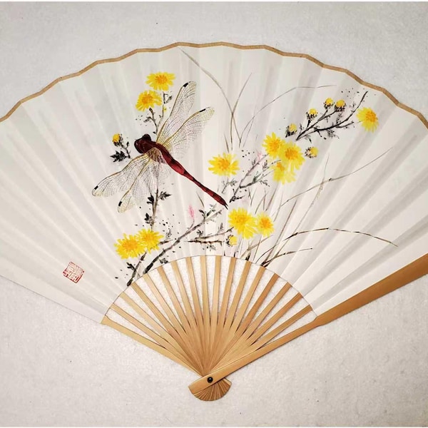Bamboo Hand Made Fan - Etsy
