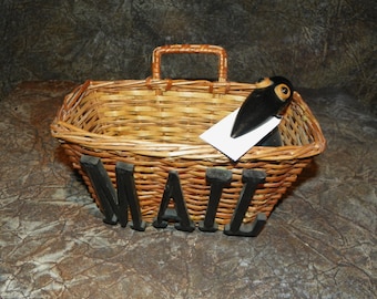 Hanging mail basket | Etsy