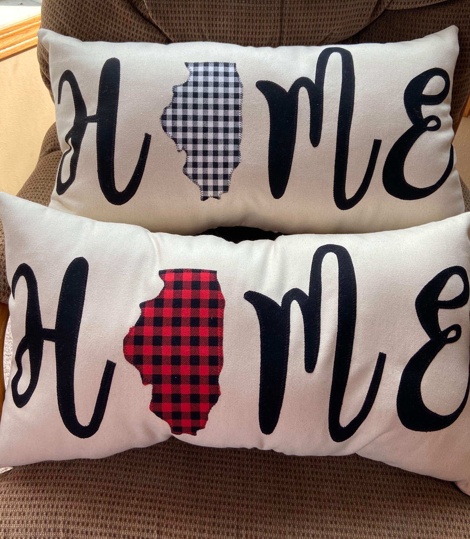 Illinois Home State Pillow | Free Shipping - Etsy