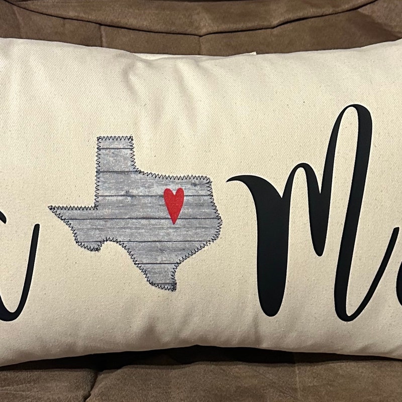 State Pillow - Etsy