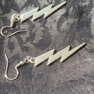 ROCKER LIGHTNING Earrings,lightning Earrings,goth Earrings,lightning ...