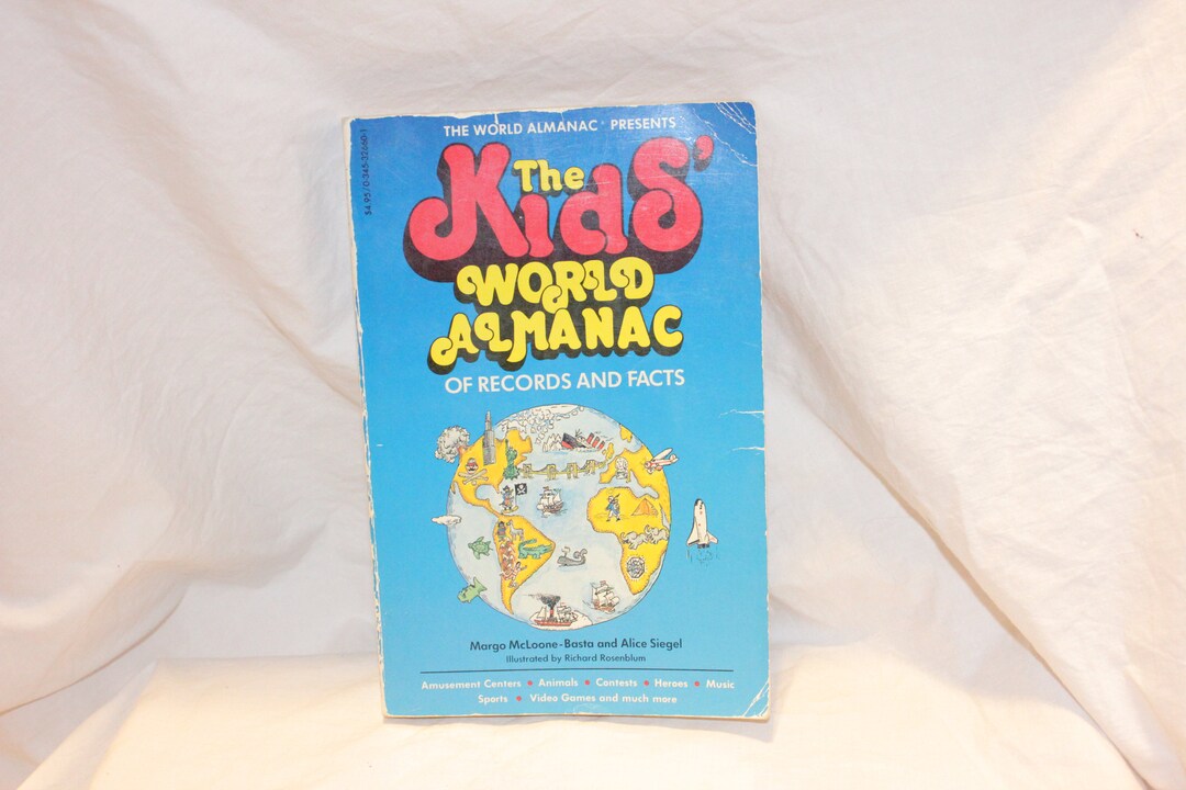 VINTAGE KIDS ALMANAC Book,vintage Kids Almanac,vintage Childrens ...