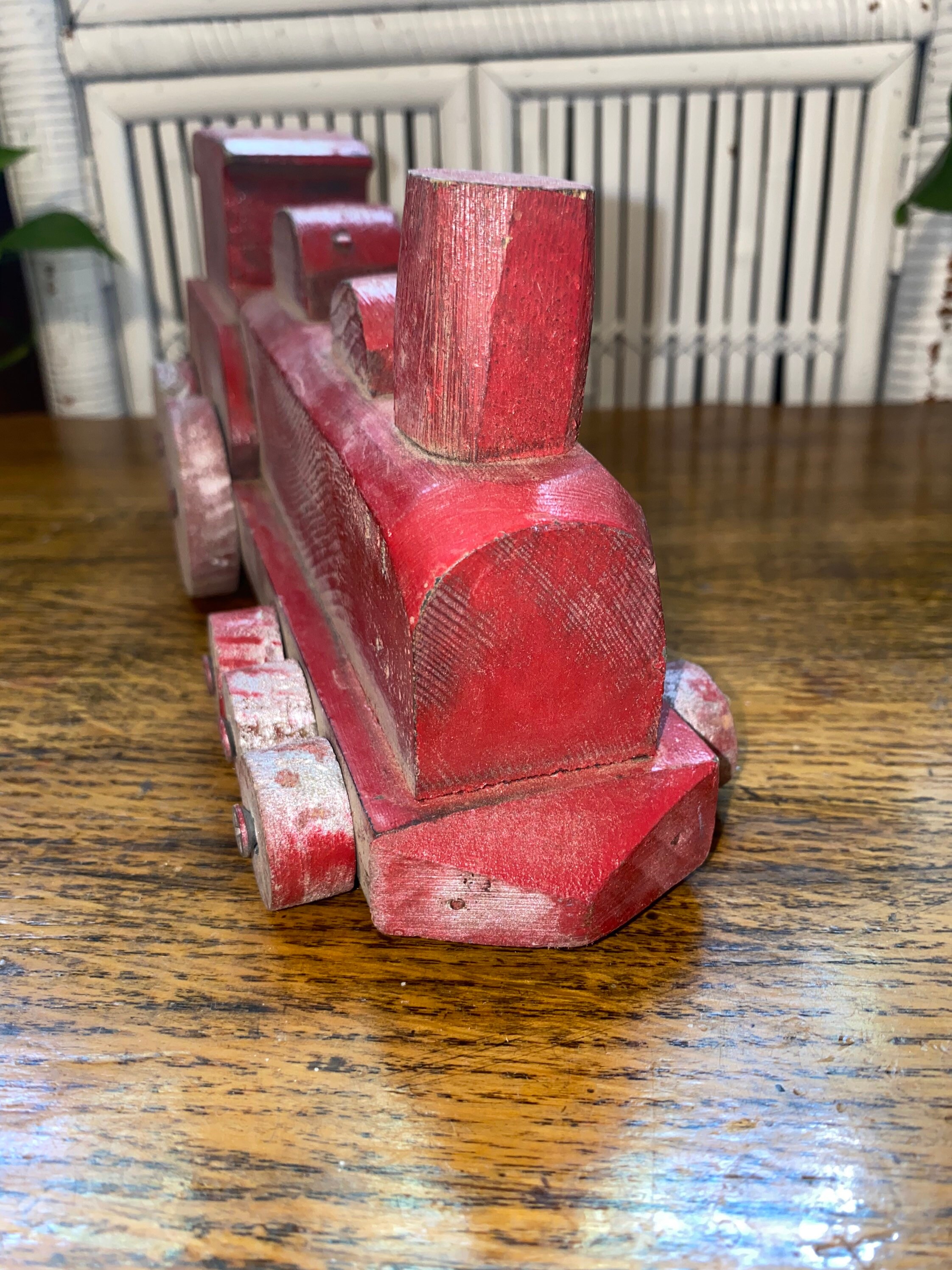 WOOD VINTAGE Train,vintage Toy Train,wood Toy Train,wood Train,nursery ...