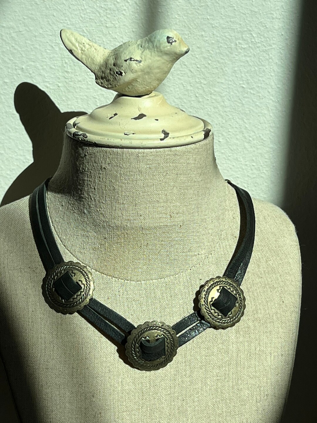 VINTAGE WESTERN Choker,vintage Choker,vintage Western Choker Necklace ...