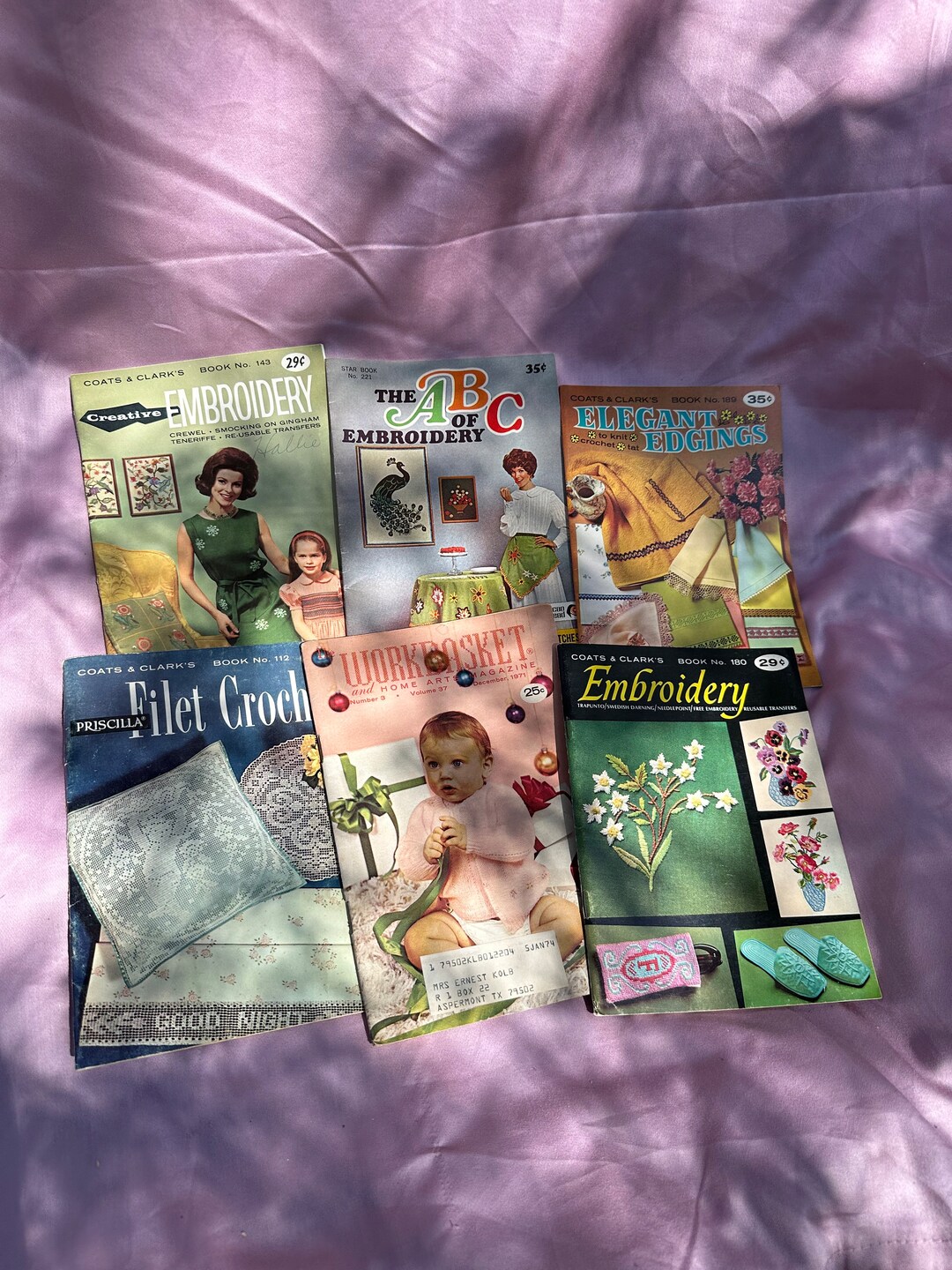 VINTAGE EMBROIDERY Magazines,vintage Crochet Magazine Bulk,vintage ...