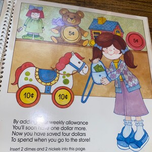 VINTAGE CHILDREN COIN Book,vintage Change Children Book,vintage Dollar ...