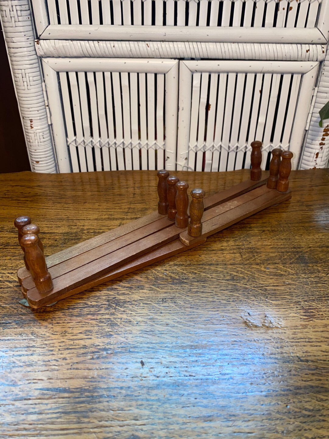 ACCORDION FARMHOUSE Peg Rack,folding Peg Rack,wood Peg Rack,expandable ...