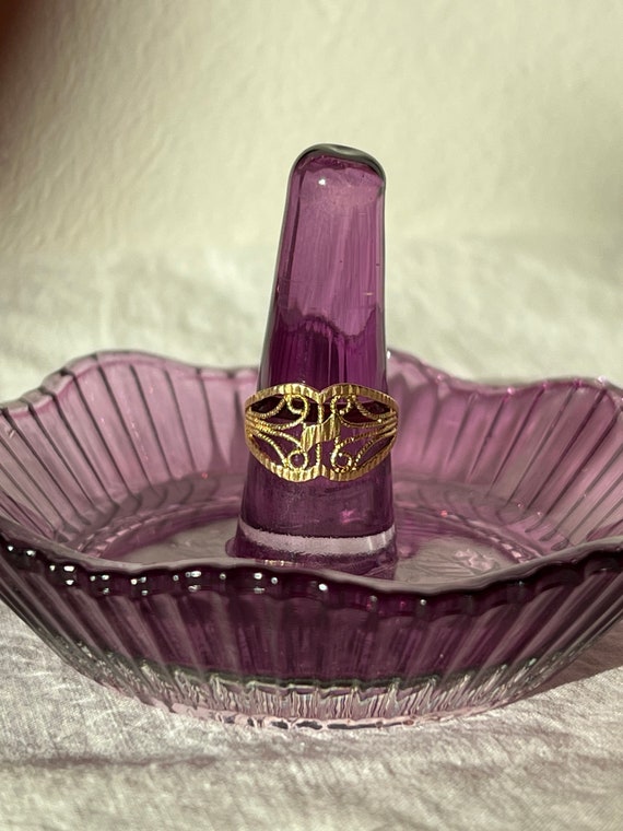 Vintage 18k gold ring - Gem