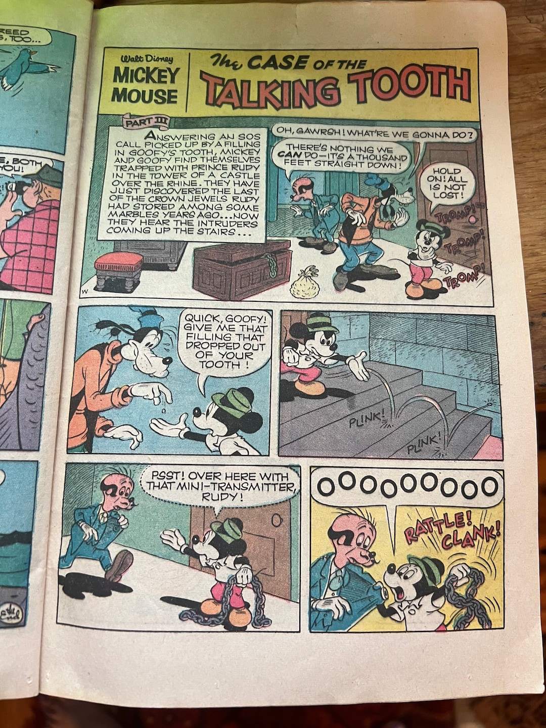 VGT WALT DISNEY Comic Book,cartoon Walt Disney Book,vintage Goofy Comic ...