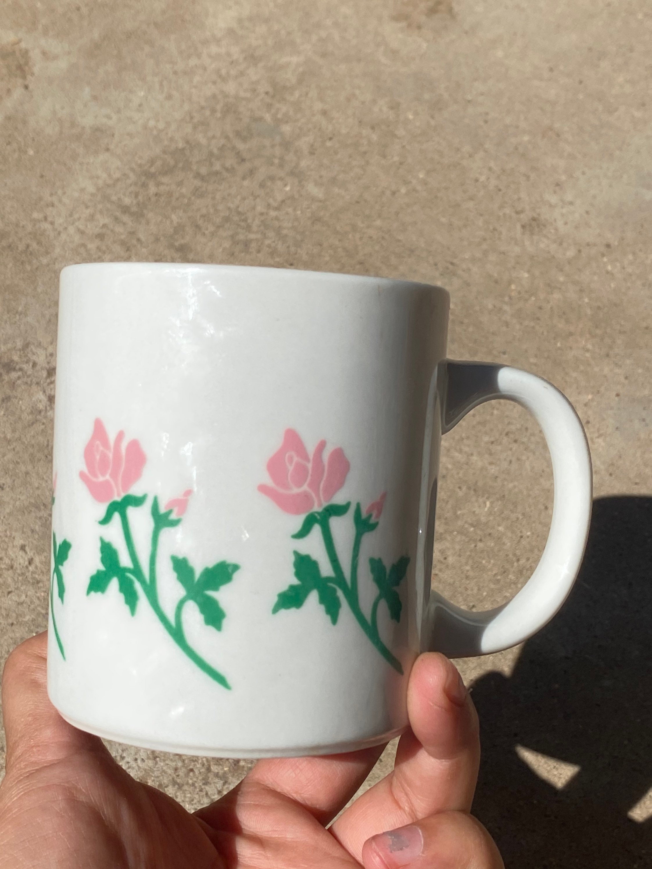 HIPPIE FLOWER CUPhippie cup80s coffee cupvintage cup80s | Etsy