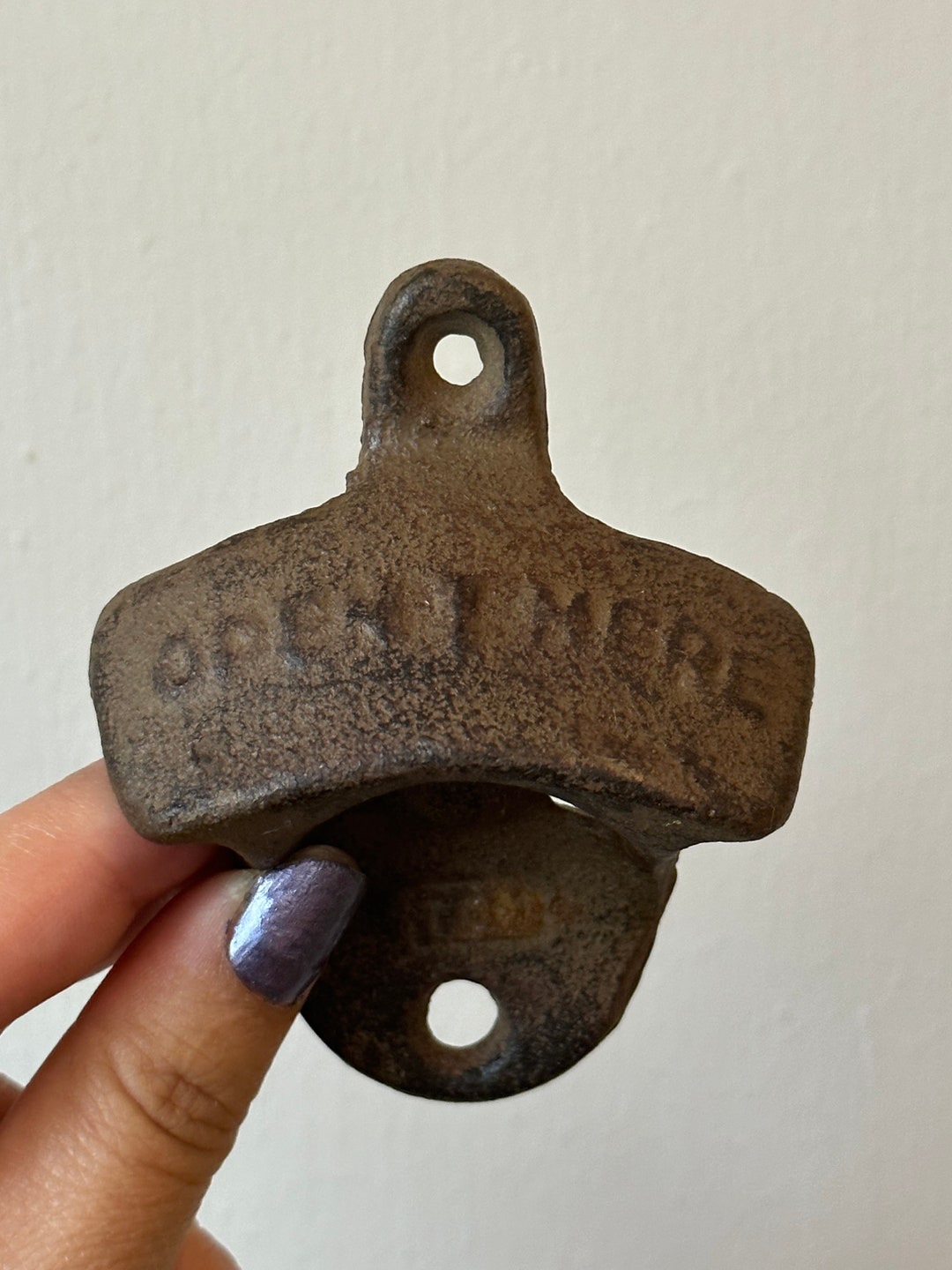 VINTAGE CAST Iron Bottle Opener,vintage Cast Beer Opener,vintage Cast ...