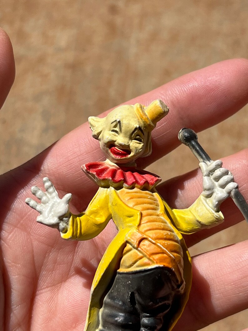 VINTAGE CLOWN Figurinesvintage Clown Dollold Clown - Etsy