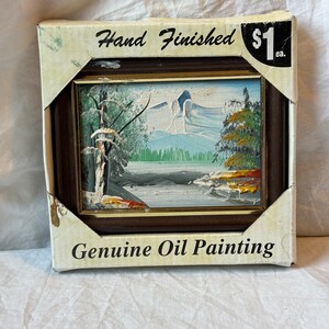 VGT OIL Painting,vintage Oil Painting Nature,vintage Nature Painting ...