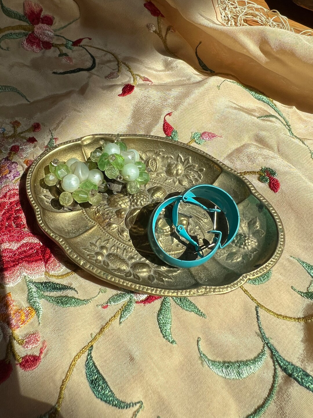 VGT BRASS Dish,vintage Brass Jewelry Plate,vintage Brass Jewelry Dish ...