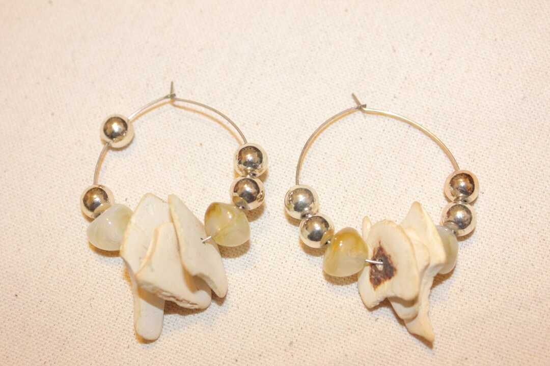VINTAGE BIG BOHO Hoops,vintage Big Hoops,vintage Big Bohemian Hoops ...
