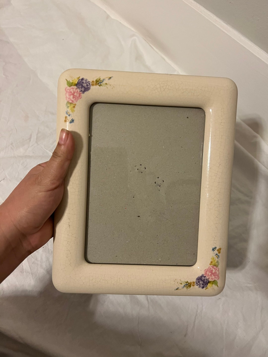 VINTAGE SHABBY CHIC Picture Frame,vintage Cottage Picture Frame,vintage ...