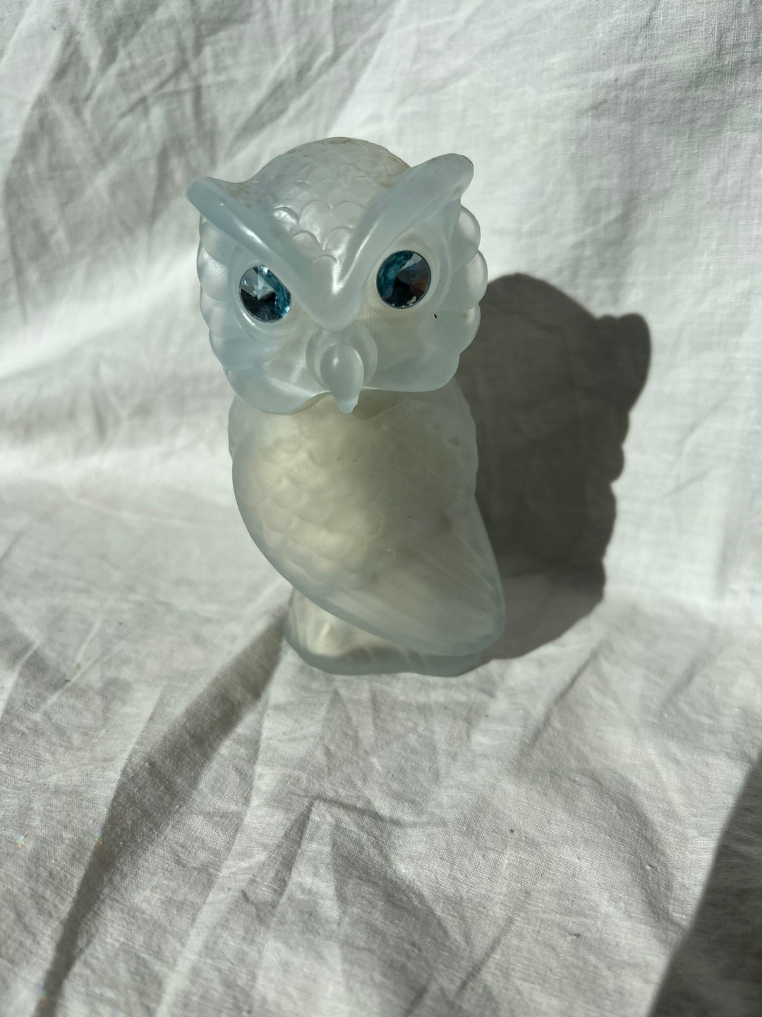 VGT AVON OWL Bottle,vintage Avon Owl Bottle Collectors,vintage Frosted ...