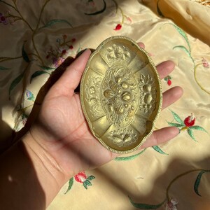 VGT BRASS Dish,vintage Brass Jewelry Plate,vintage Brass Jewelry Dish ...