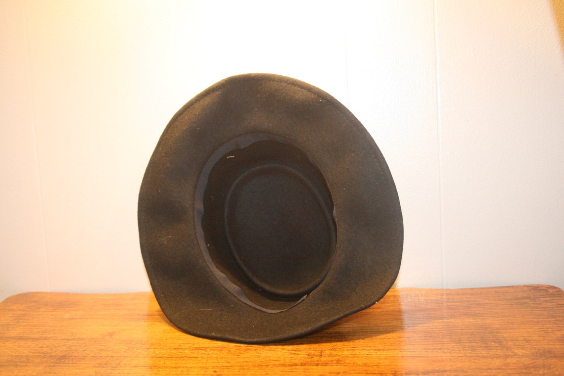 BIKER GRUNGE Hatformal Hat Womenblack Vintage Hatvintage - Etsy