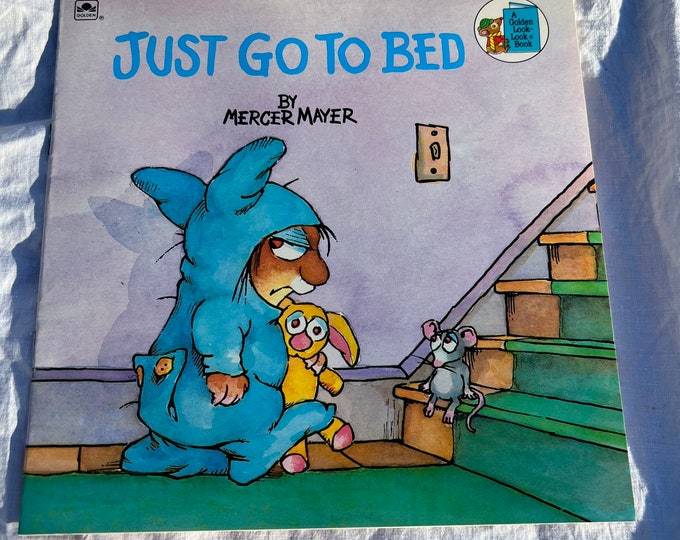 VINTAGE CRITTER Book,just Go to Bed Mercer Mayer, Little Critters Book ...