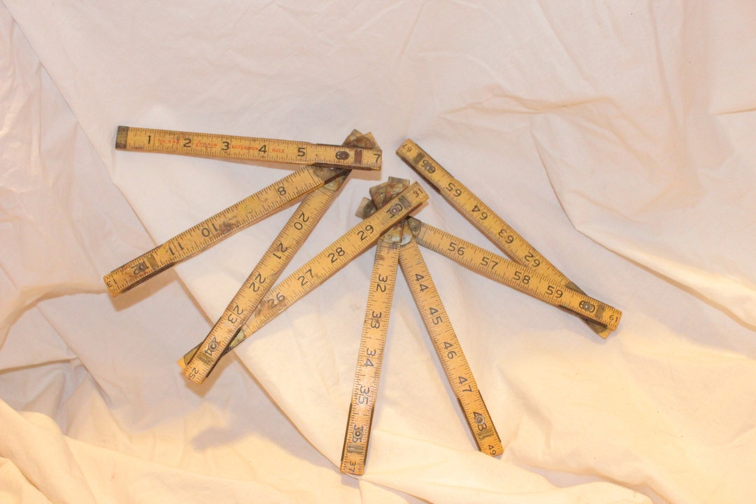 VINTAGE LUFKIN FOLDING Ruler,vintage Expandable Ruler,vintage Folding ...