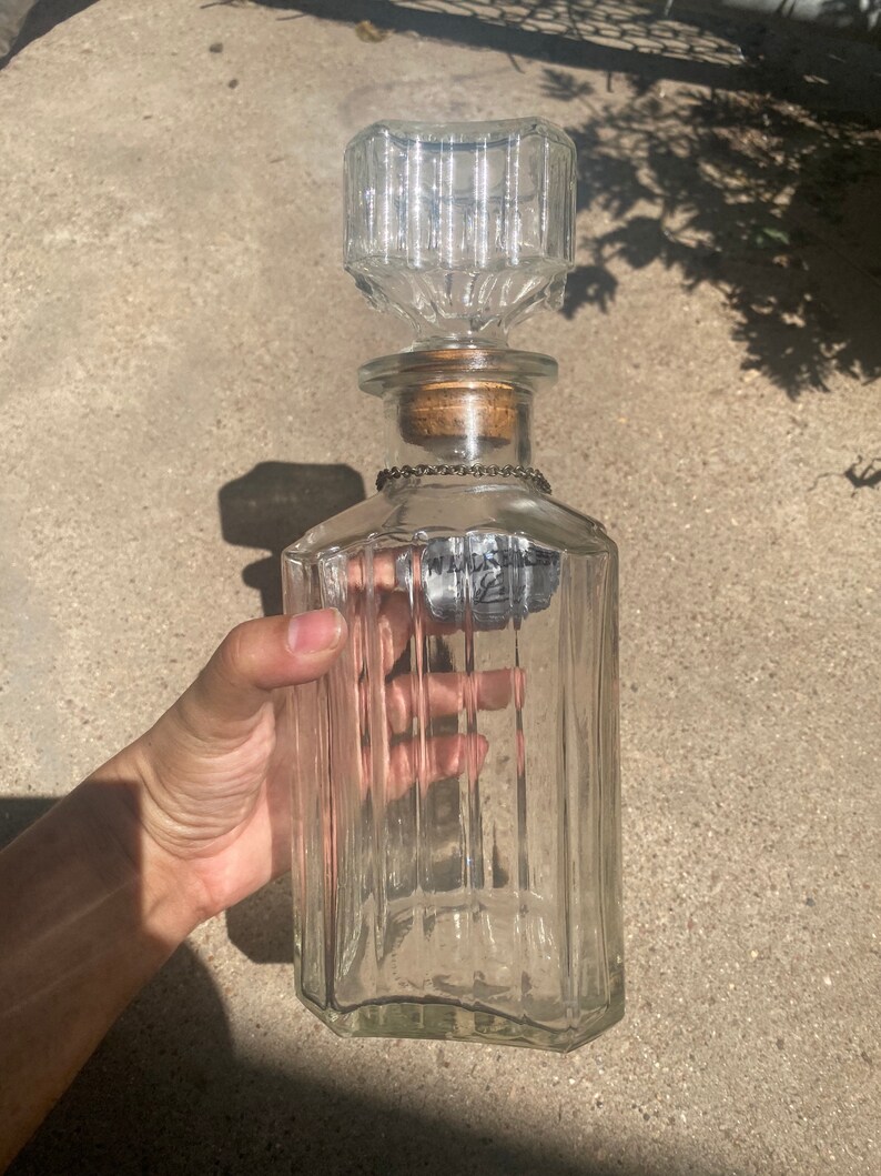 VINTAGE BOURBON Decantervintage Alcohol Decantervintage - Etsy