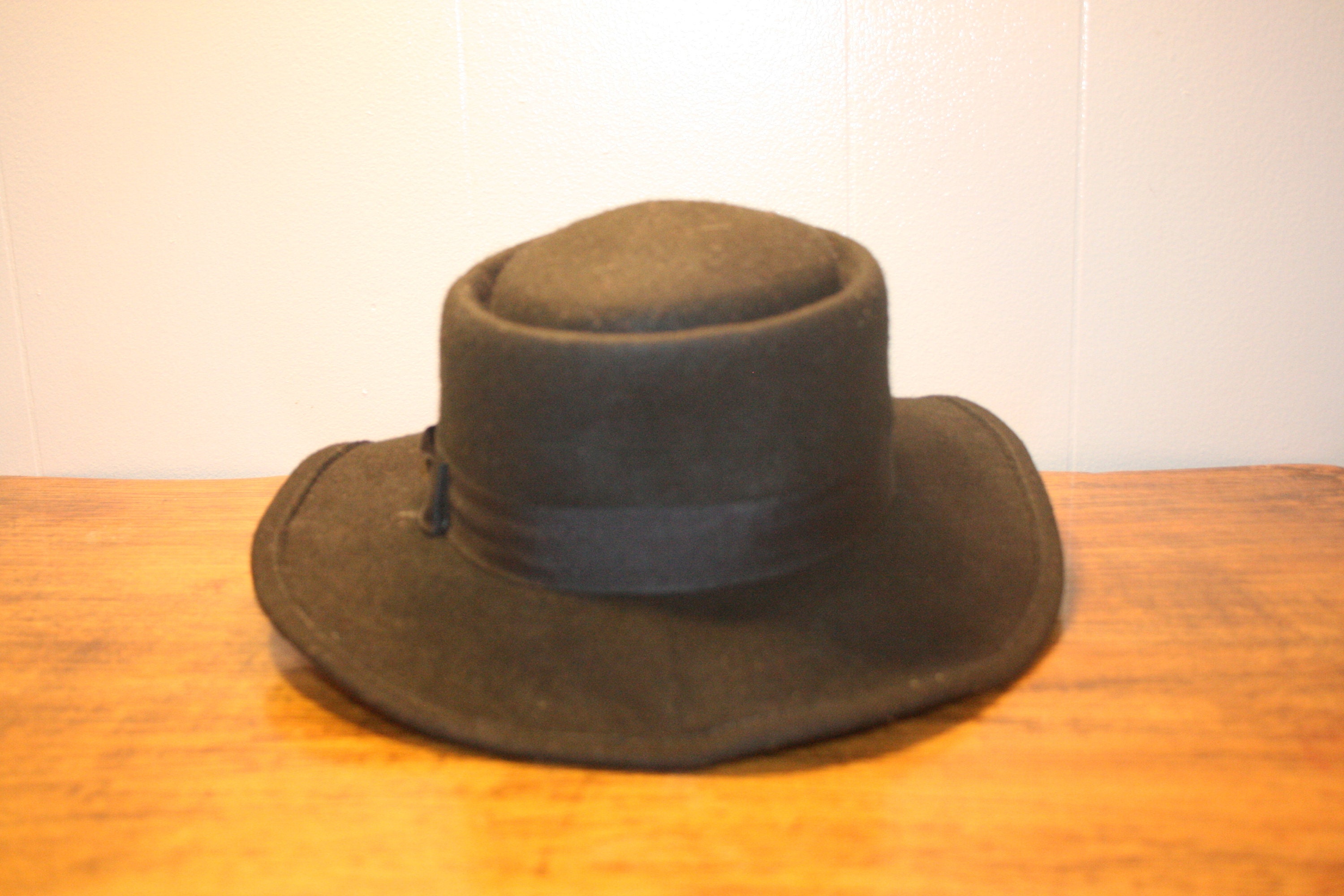 BIKER GRUNGE HATformal hat womenblack vintage hatvintage | Etsy