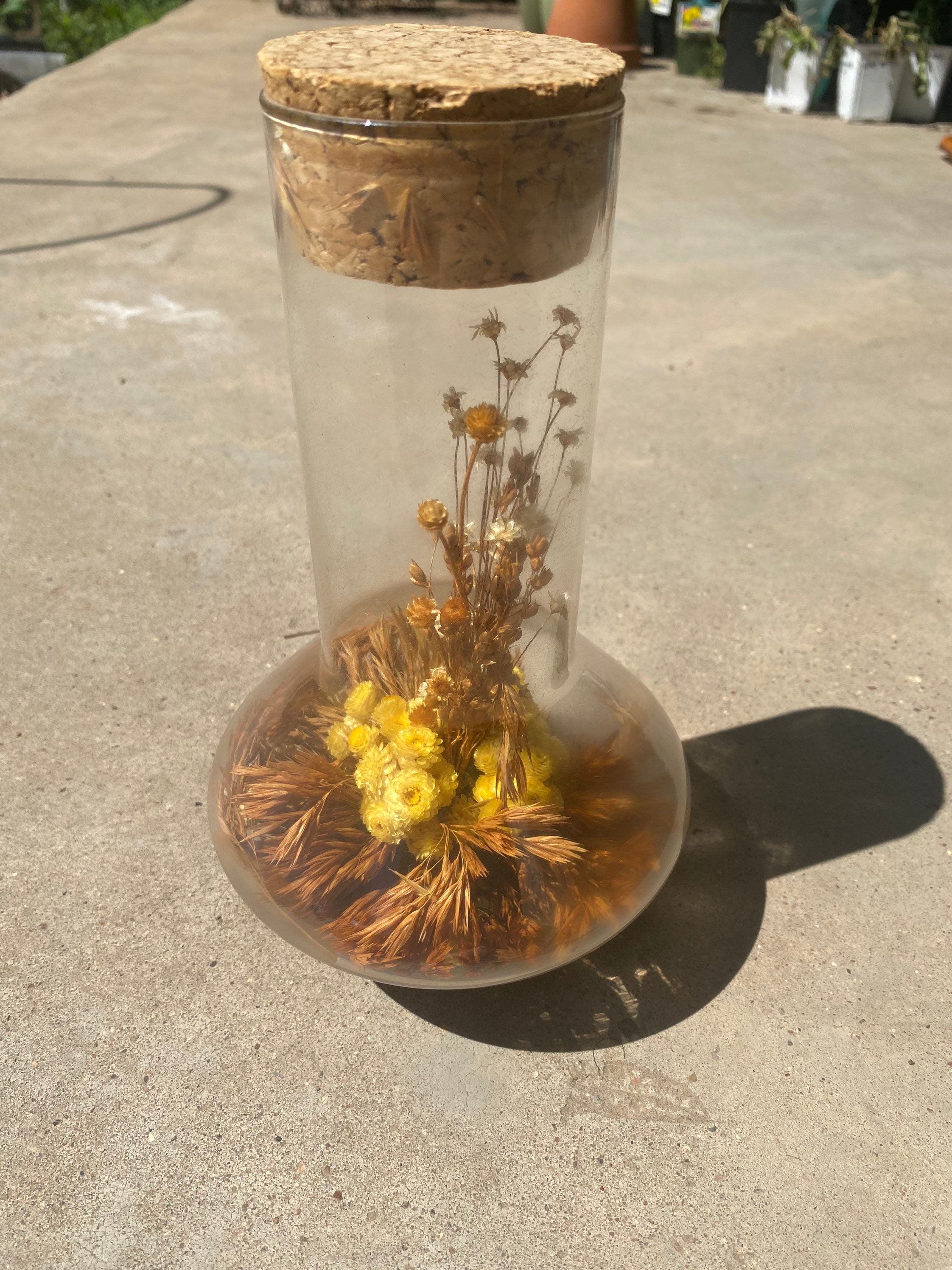 Vases decorative vase dried flower vase mustard color Vintage flower ...