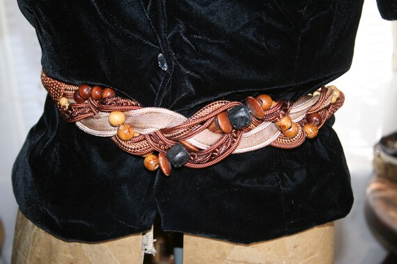 VGT BOHO BELT,high waist belt,vintage small boho belt… - Gem