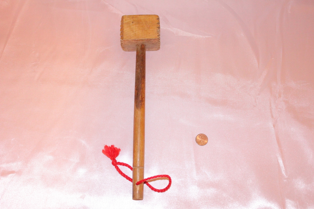 VINTAGE WOODEN MEAT Tenderizer,vintage Wood Meat Tenderizer,vintage ...