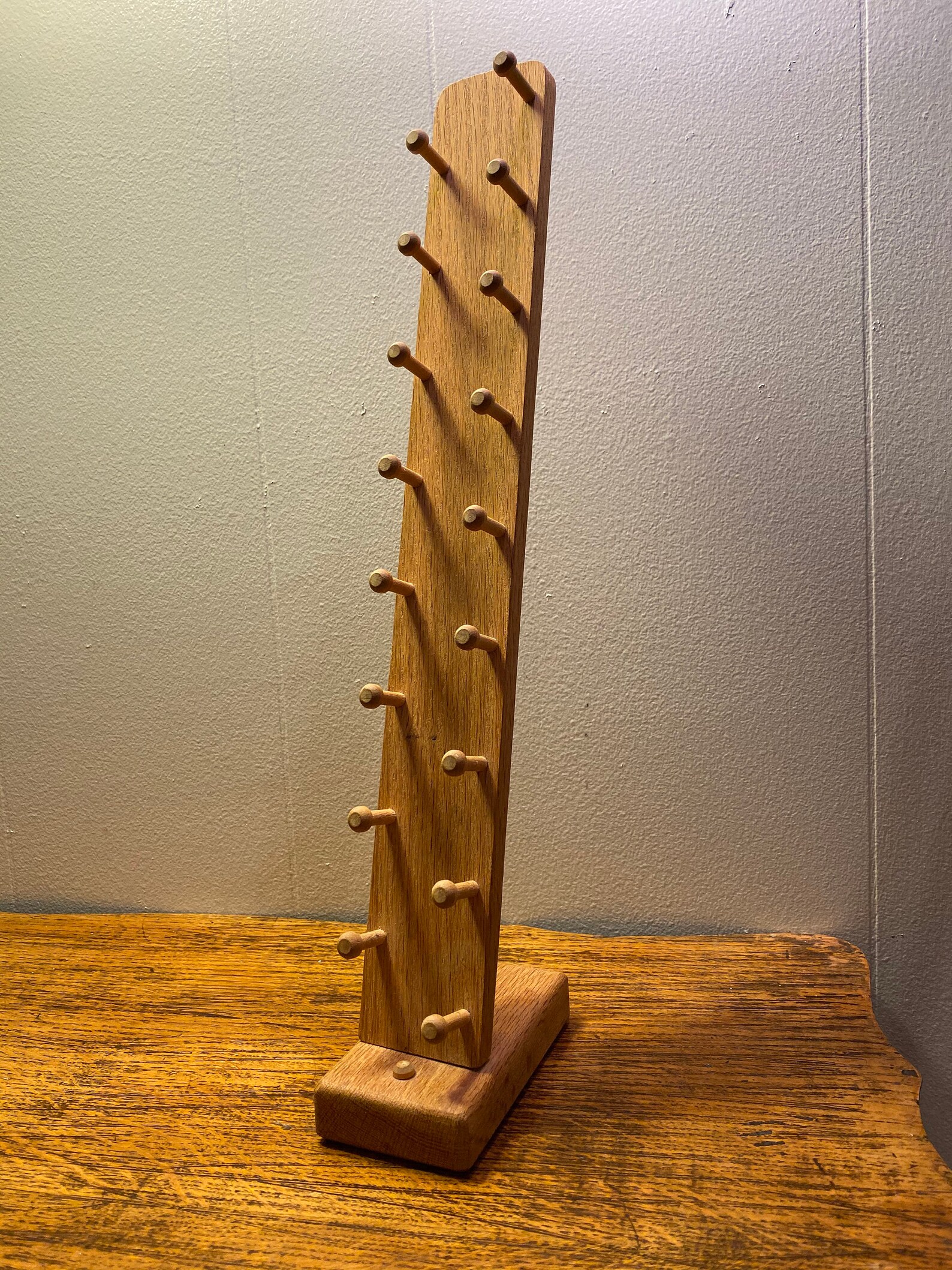 WOOD PEG ORGANIZERwood peg rackkey holder jewelry | Etsy