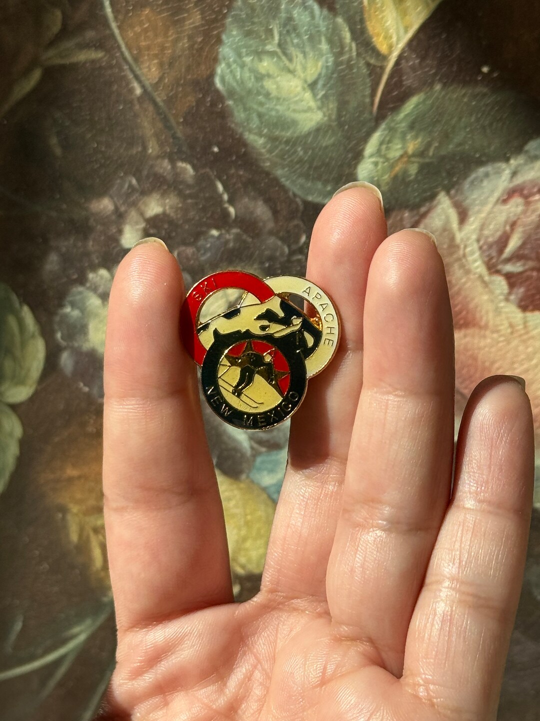 Vgt Ski APACHE NEW MEXICO Pin,vintage New Mexico Pin,vintage New Mexico ...