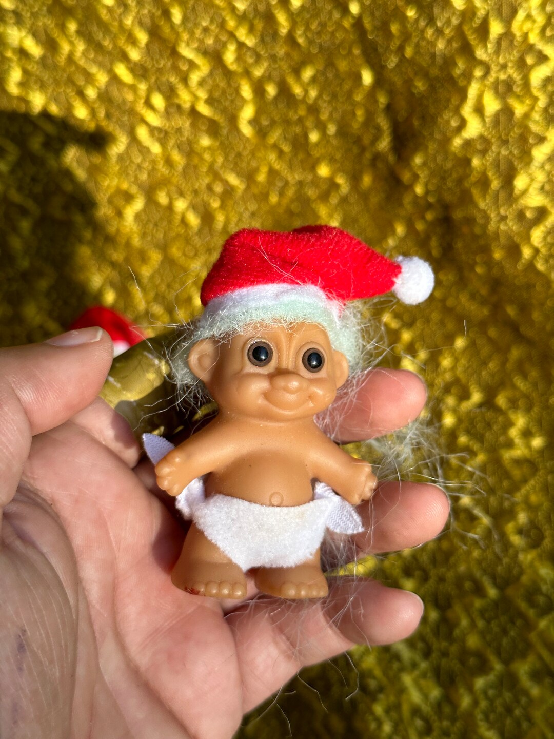 VGT SANTA Troll,vintage Mini Troll,vintage Christmas Troll,vintage ...