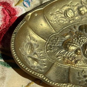 VGT BRASS Dish,vintage Brass Jewelry Plate,vintage Brass Jewelry Dish ...