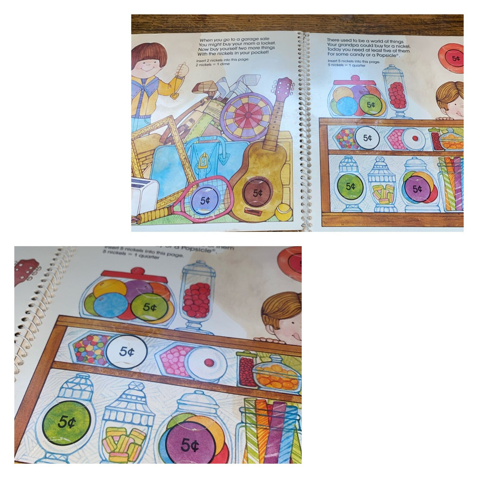 VINTAGE CHILDREN COIN Book,vintage Change Children Book,vintage Dollar ...